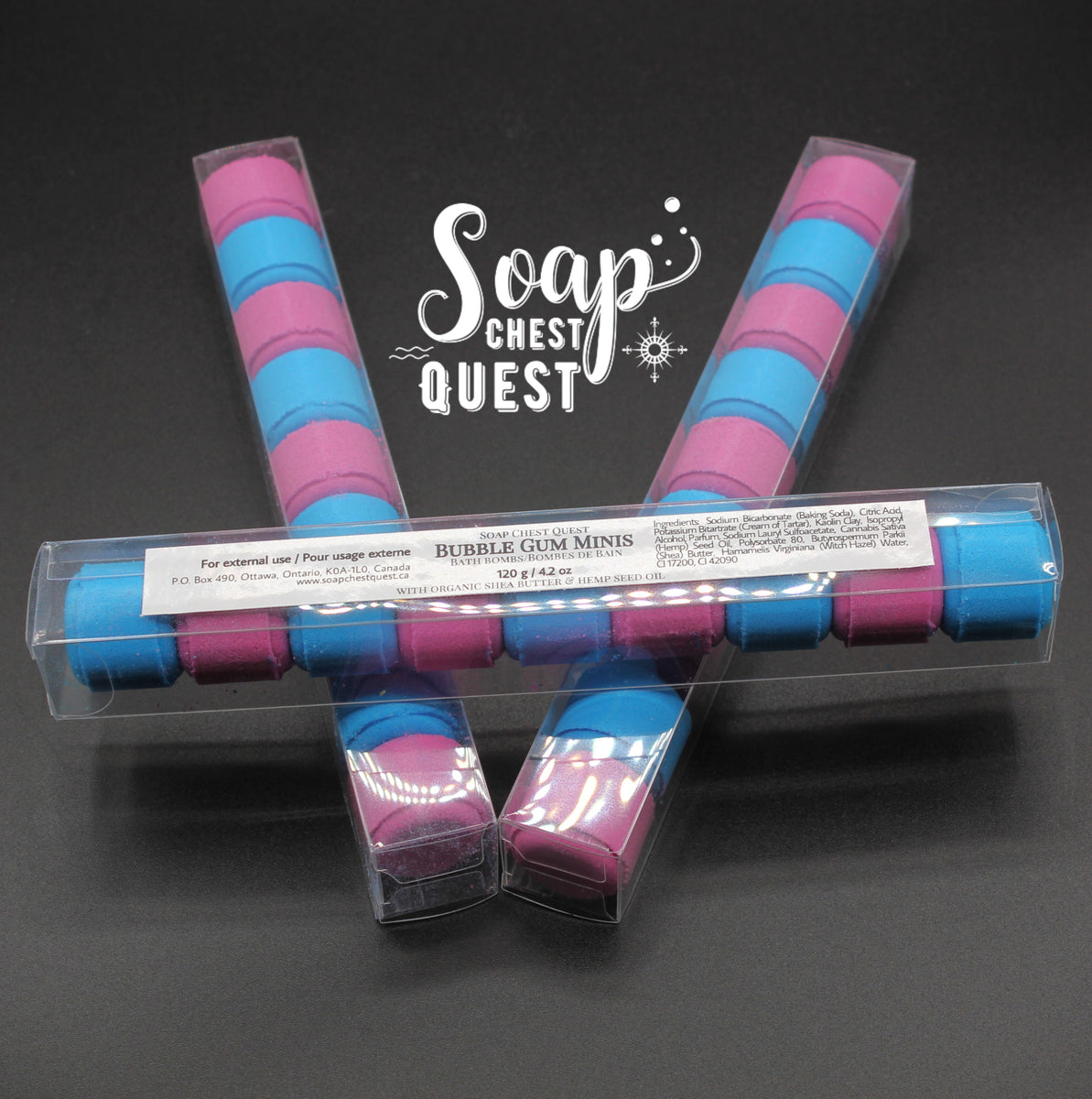 Bubble Gum Minis (bath bombs) – Soap Chest Quest