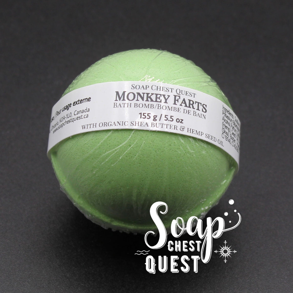Monkey Farts (bath bomb) – Soap Chest Quest
